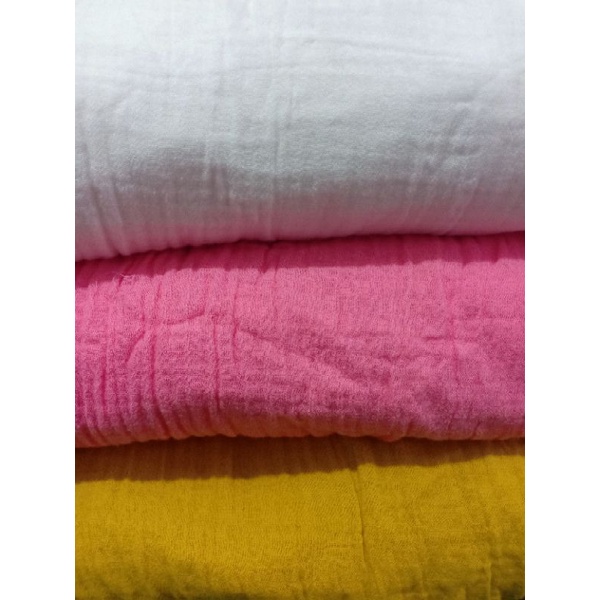 Jual KAIN KATUN MUSLIN DOUBLE GAUZE ( REQ PANJANG 50 CM= 17.500 ...