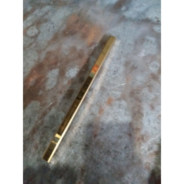 Jual list U stainless steel 201 mirror gold 1cm x 1.5cm x 1cm tebal ...