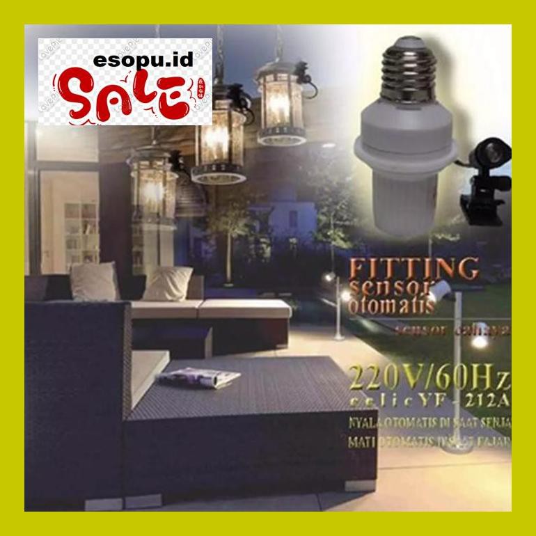 Jual Essp770S Fitting Lampu Sensor Cahaya Otomatis Untuk Segala Lampu ...