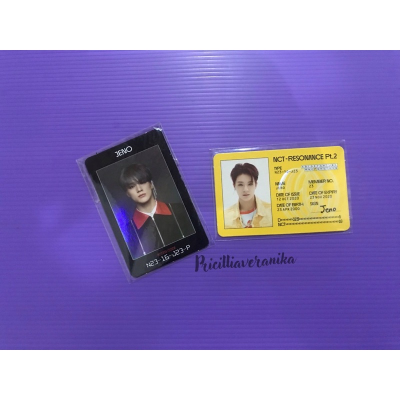 Jual JENO ID CARD RESONANCE PT.2 DEPARTURE | Shopee Indonesia