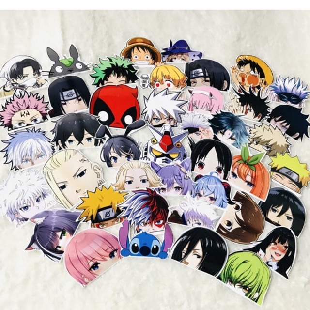 Jual LARGE STICKER ANIME BESAR 15 cm ( Untuk mobil, laptop, notebook ...