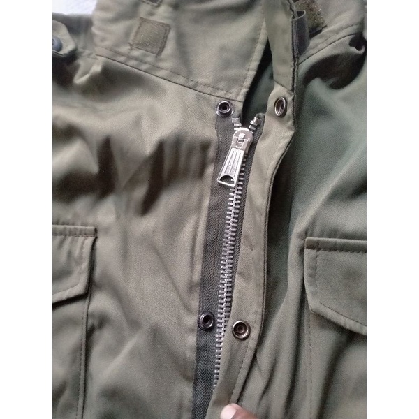 Jual Jaket Parka Green Army Model Jaket M65 Army Klasik Vintage Jaket ...