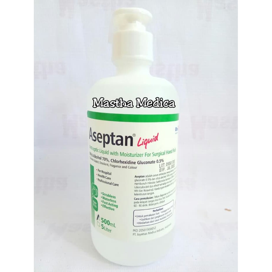 Jual Cairan Antisseptic Aseptan Liquid dengan pompa 500 ml Onemed ...