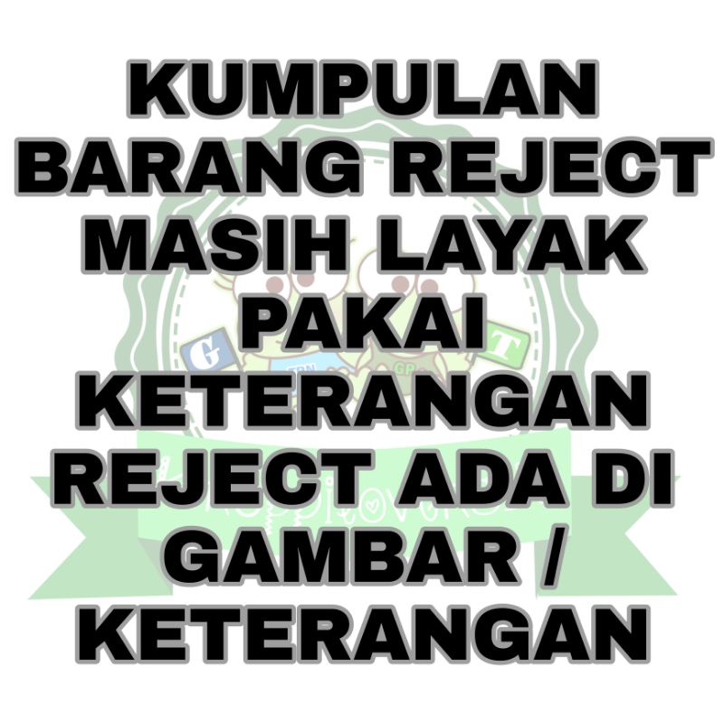 Jual KL_ID Kumpulan Barang Reject Layak Pakai | Shopee Indonesia