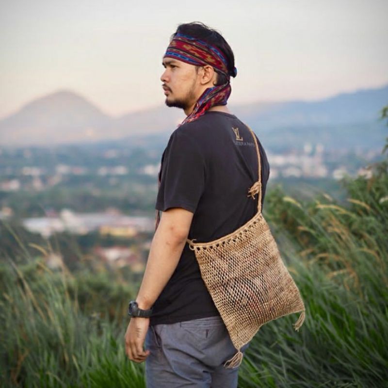 Jual Tas Etnik Koja BESAR Khas Suku Baduy Handmade Rotan | Shopee Indonesia