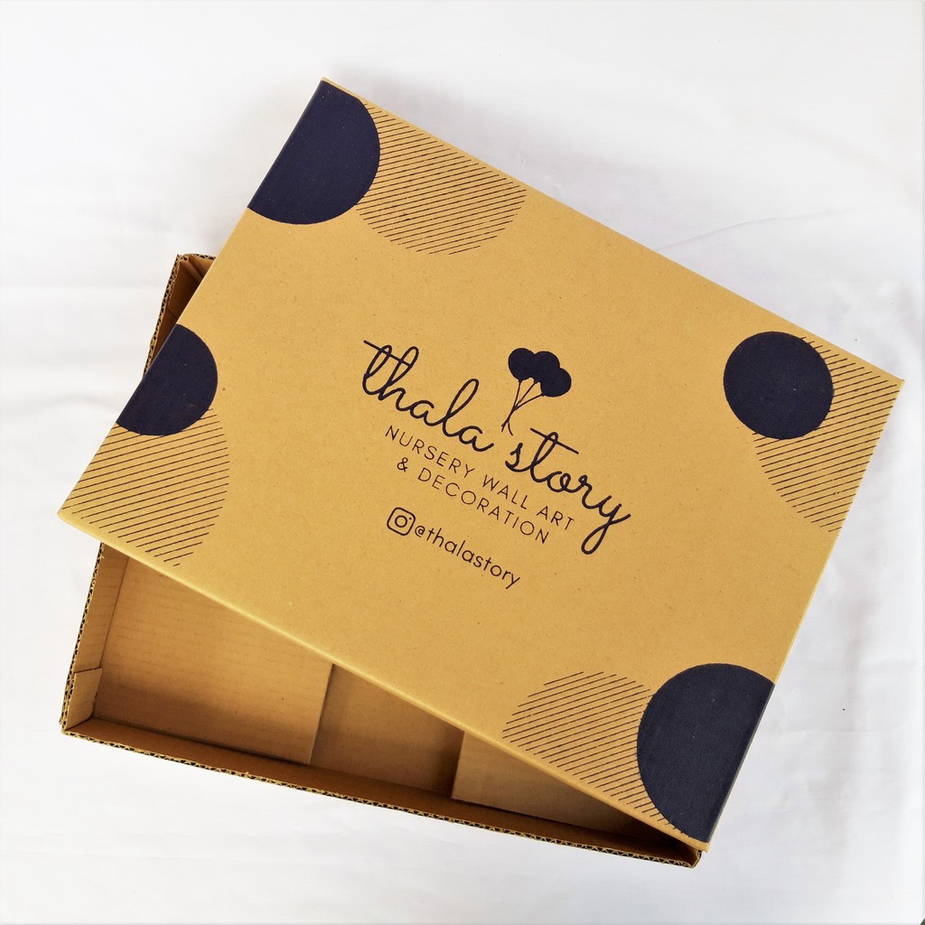 Jual BOX PREMIUM CUSTOMER Custom Sablon 41x31x5 cm Kardus Packaging ...