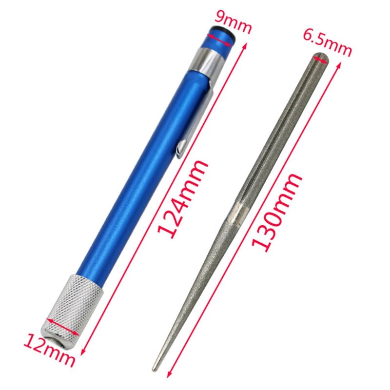 Jual Pengasah Kail Pancing Pencil Asahan Mata Pancingan Tajam Pisau Gergaji Diamond Asah Pen