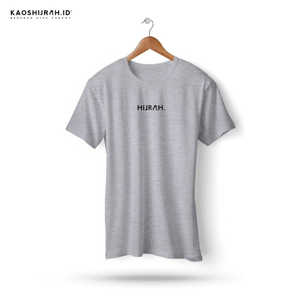 Jual Kaos Hijrah Design Hijrah Warna Abu Misty | Shopee Indonesia