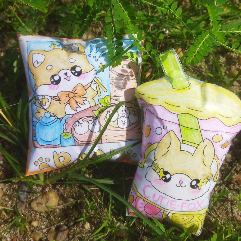 Jual paper squishy polaroid fox & fox juice | Shopee Indonesia