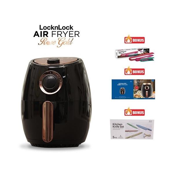 Jual LocknLock Air Fryer Black | Lock N Lock Deep Alat Menggoreng Masak ...
