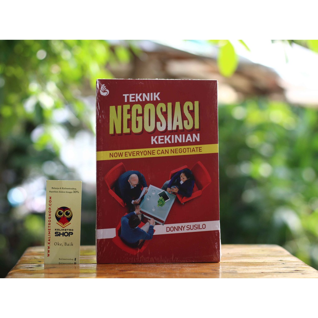 Jual Buku Teknik Negosiasi Kekinian - Donny Susilo | Shopee Indonesia