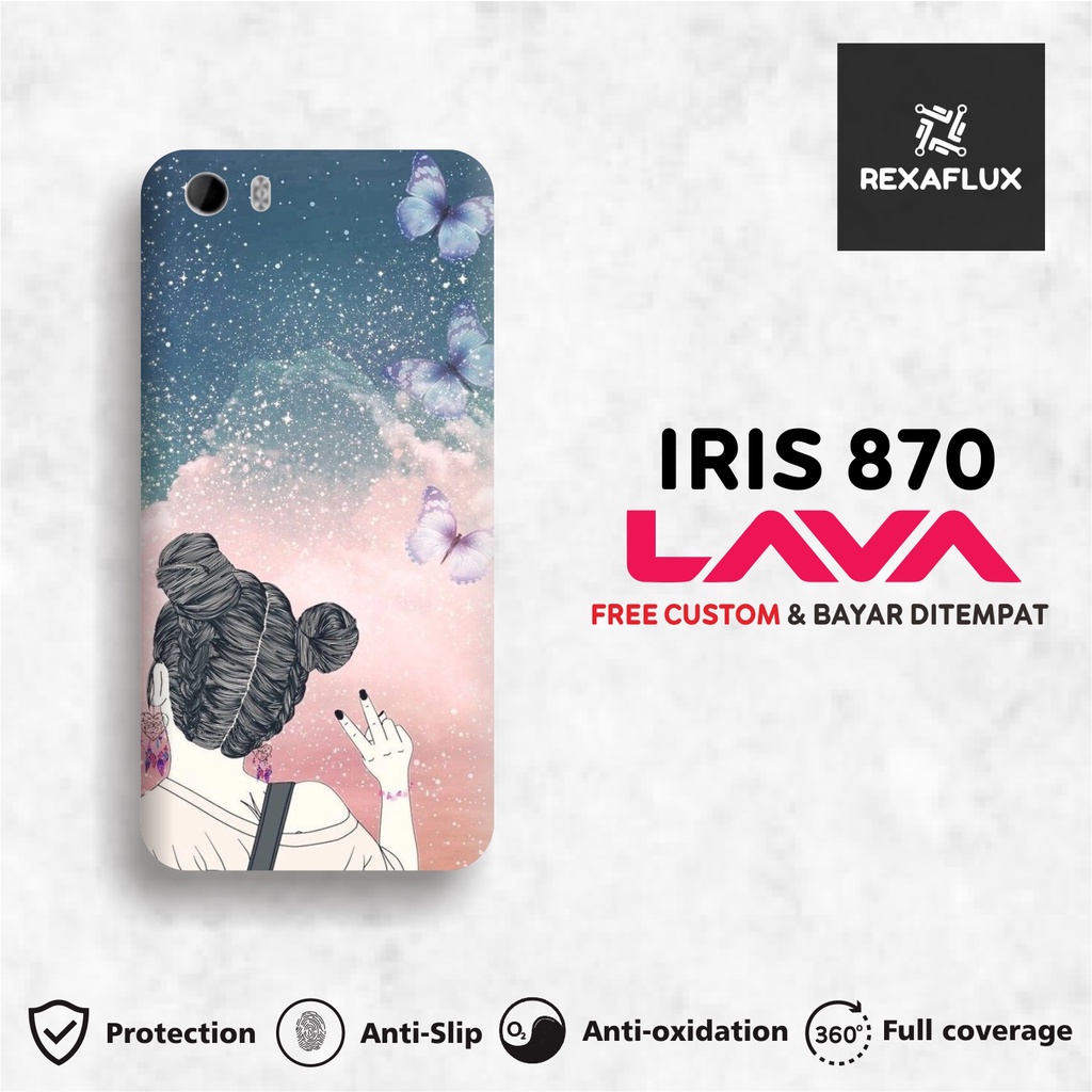 Jual *2PCS* LAVA IRIS 870 Garskin Case/Stiker Protector Free Customs & COD | Shopee Indonesia