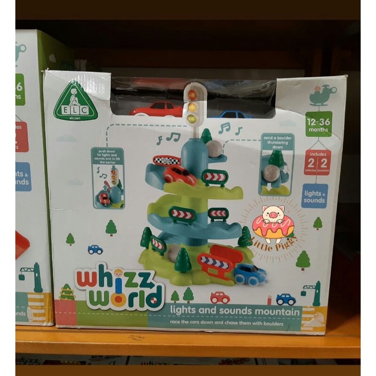 Jual ELC whizz world light and sounds mountain set / garage playset ...