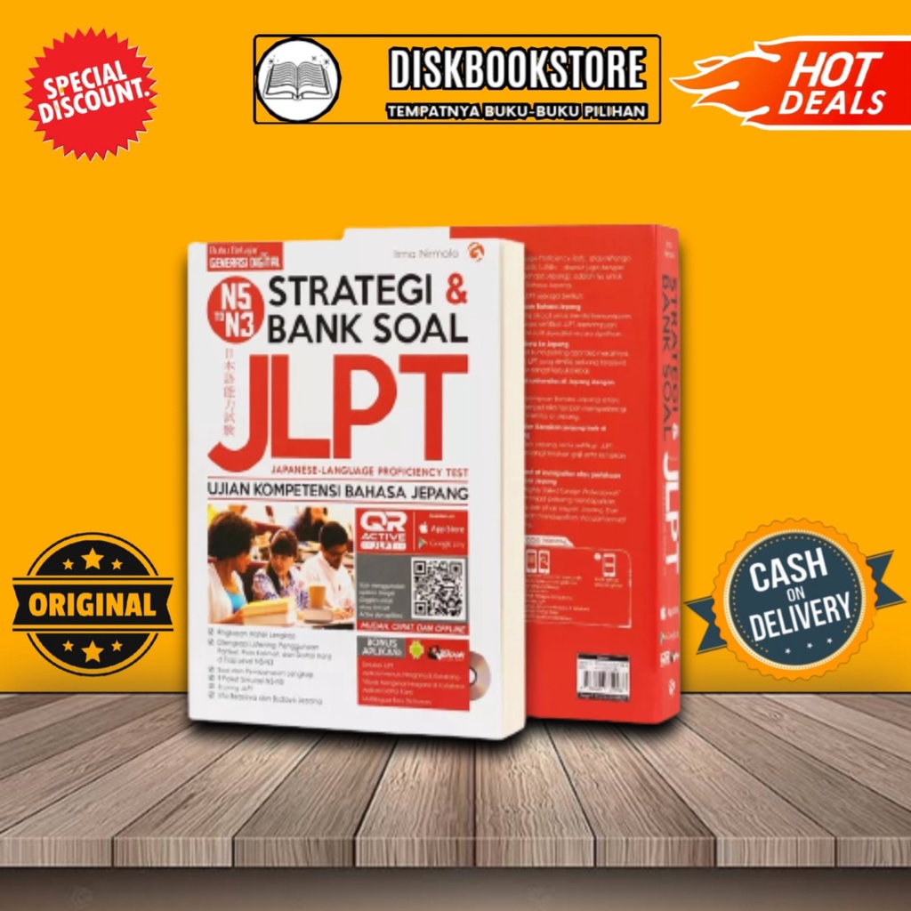 Jual STRATEGI & BANK SOAL JLPT (JAPANESE LANGUAGE PROFICIENCY TES ...