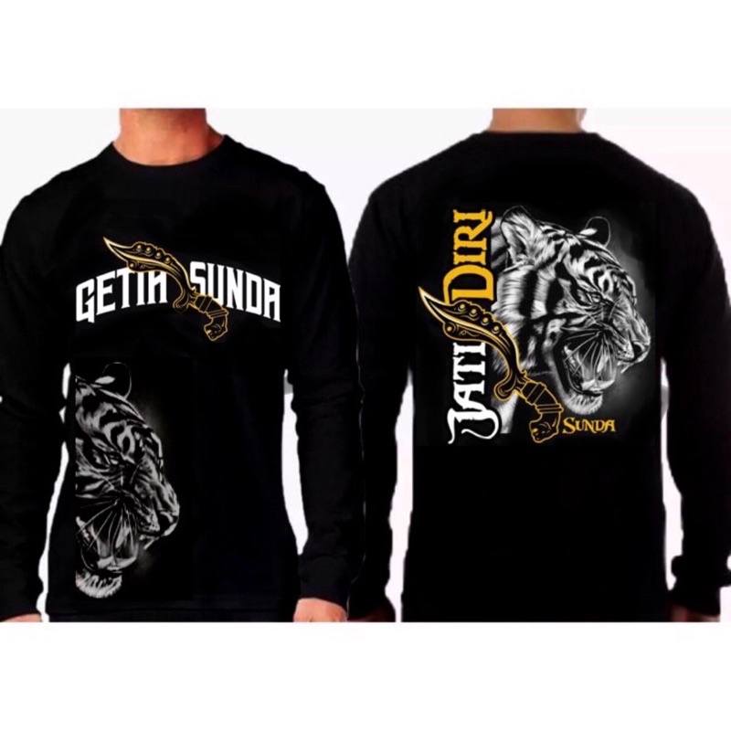 Jual SIXTEENFASHION kaos getih sunda lengan panjang L & xl | Shopee ...