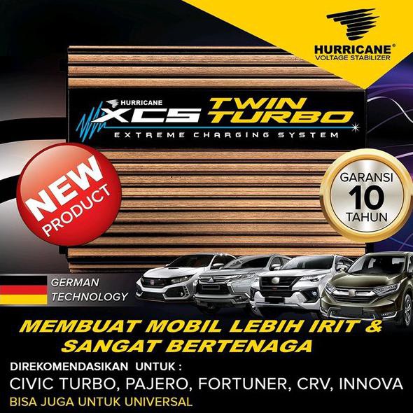 Jual BRAND NEW HURRICANE XCS TWIN TURBO ORIGINAL GARANSI RESMI 10 TAHUN ...