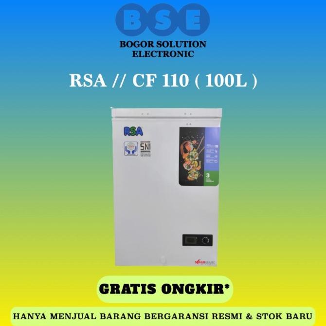 Jual Chest Freezer 100L RSA Cf110 Cooler Box 100 Liter RSA Cf 110 RSA ...