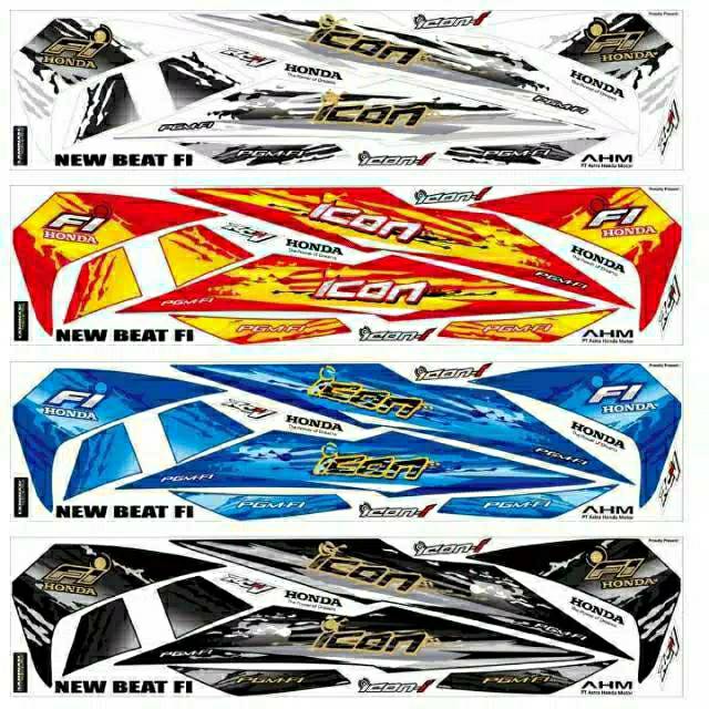 Jual Striping motor ~ sticker motor ~ lis Beat fi new esp terbaru icon ...