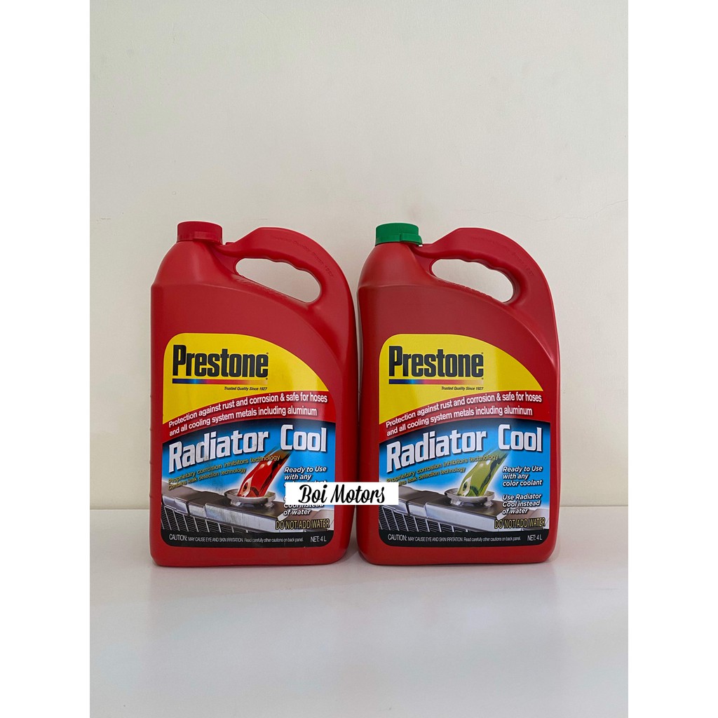 Jual Prestone Radiator Coolant 4 Liter Merah dan Hijau | Shopee Indonesia