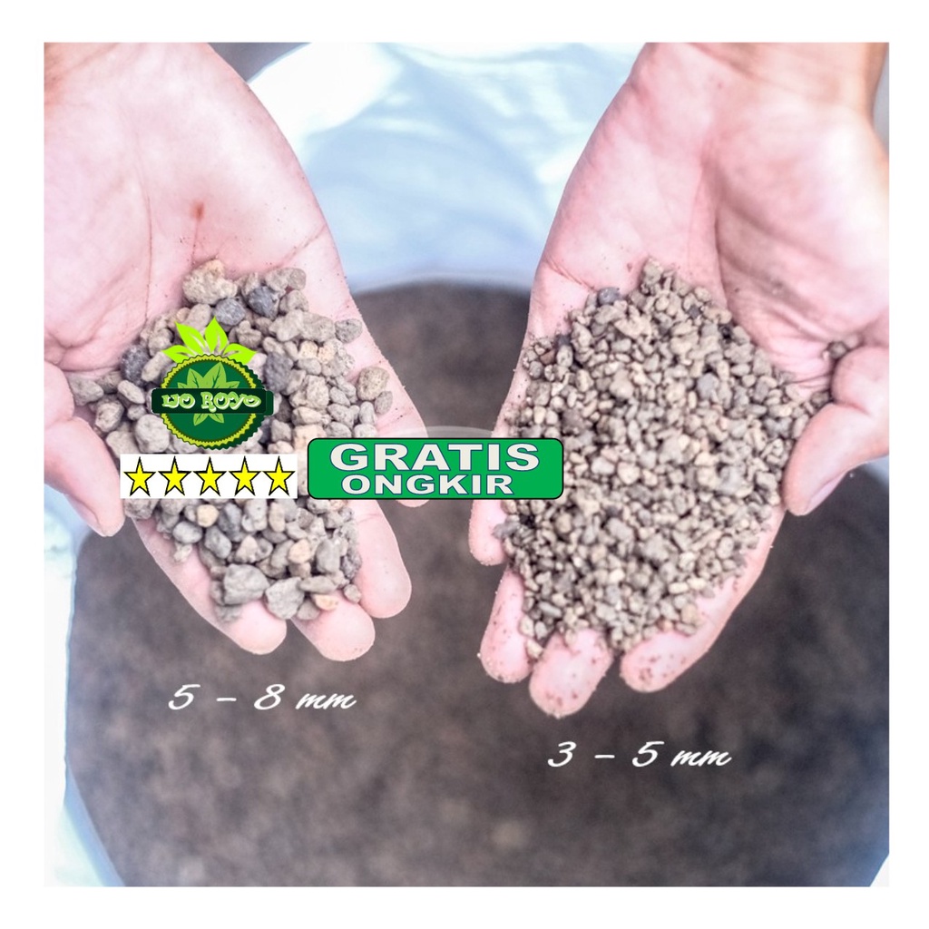 Jual Media Tanam Pumice Batu Apung Karungan 32liter Gojek 32 LITER ...