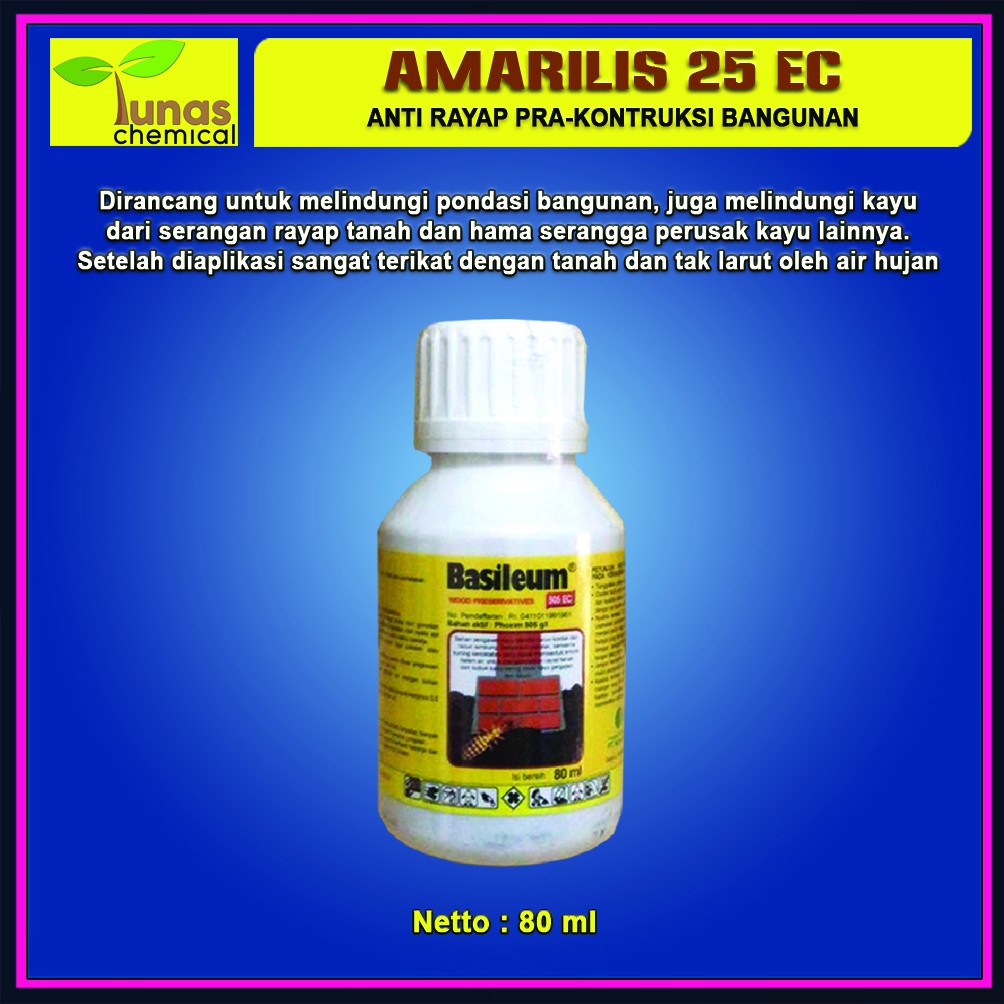 Jual BASILEUM 505 EC Anti Rayap Dan Pengawet Kayu Yang Mampu Melindungi ...