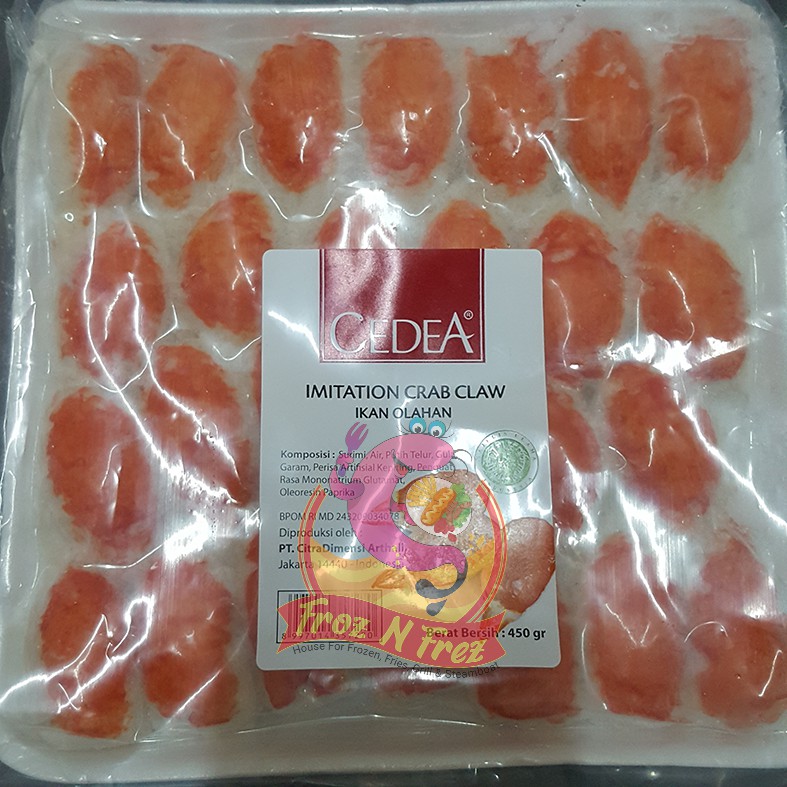 Jual CEDEA Crab Claw 450 Gram (25 Pcs) | Shopee Indonesia