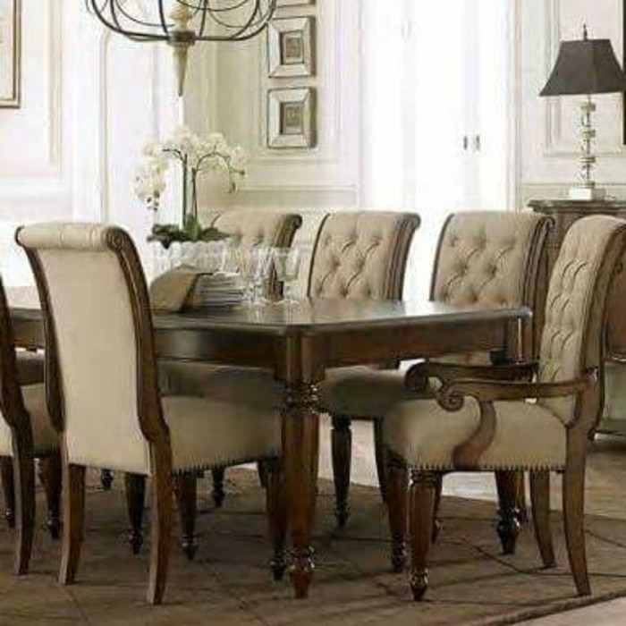 Jual Kursi Makan Jok 6 Kursi + Meja Quality Export Harga Terjangkau ...