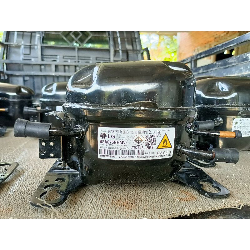 Jual kompresor kulkas inverter 2pintu LG inverter BSA075 | Shopee Indonesia