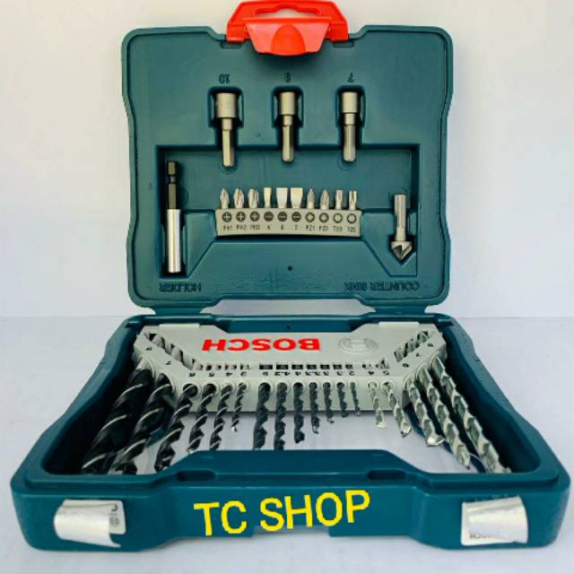 Jual MATA BOR set BOSCH X-LINE 33 pcs dan MATA OBENG set BOSCH X-LINE ...