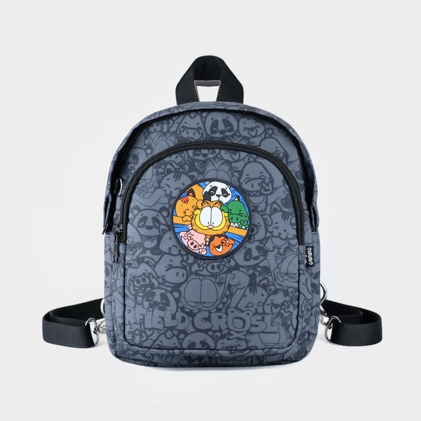 Jual CRSL X Garfield Pattern Mini Backpack | Black | Shopee Indonesia