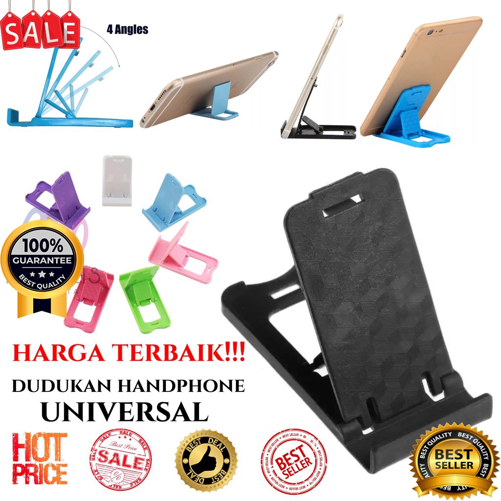 Jual PHONE STAND HOLDER DUDUKAN HP LIPAT KARTU FOLDABLE TATAKAN ...