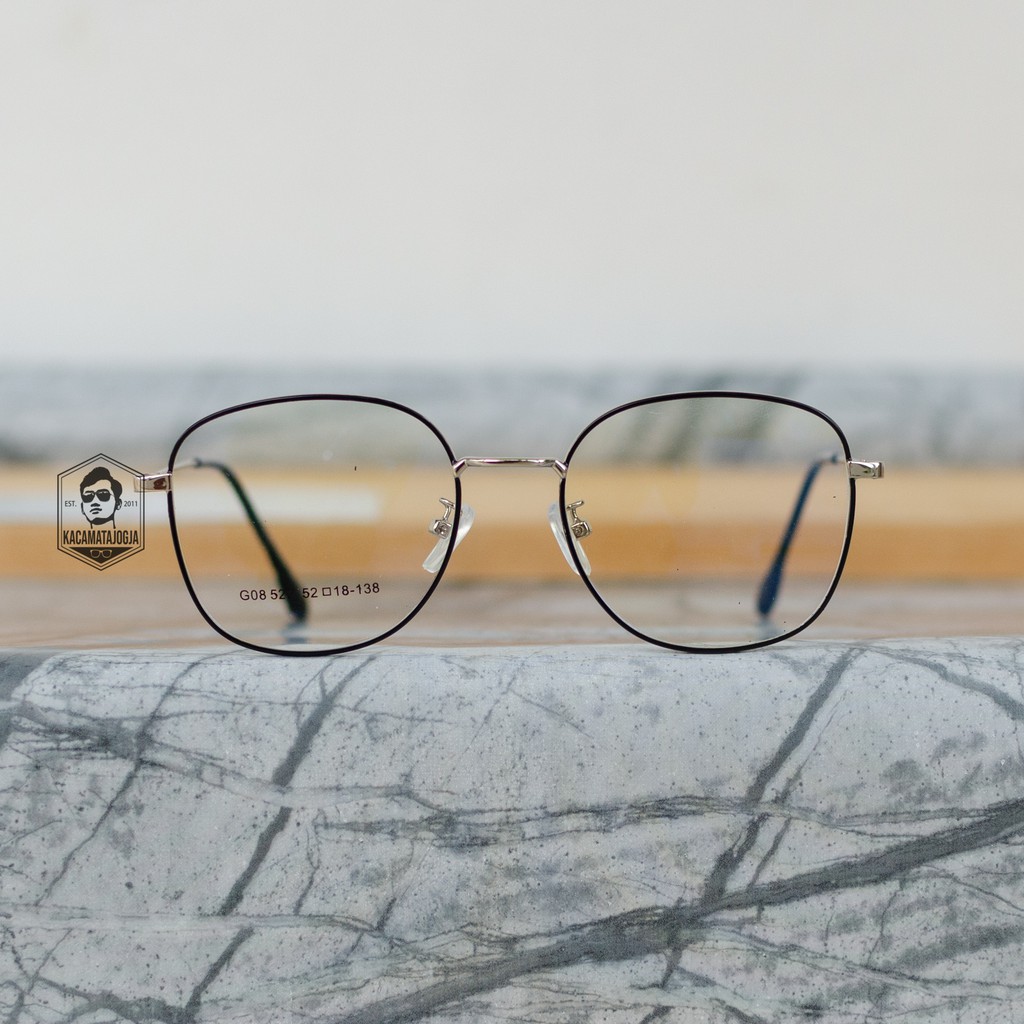 Jual Kacamatajogja - Frame Kotak Klasik Bahan Besi Gaya Korea - KAMAL ...