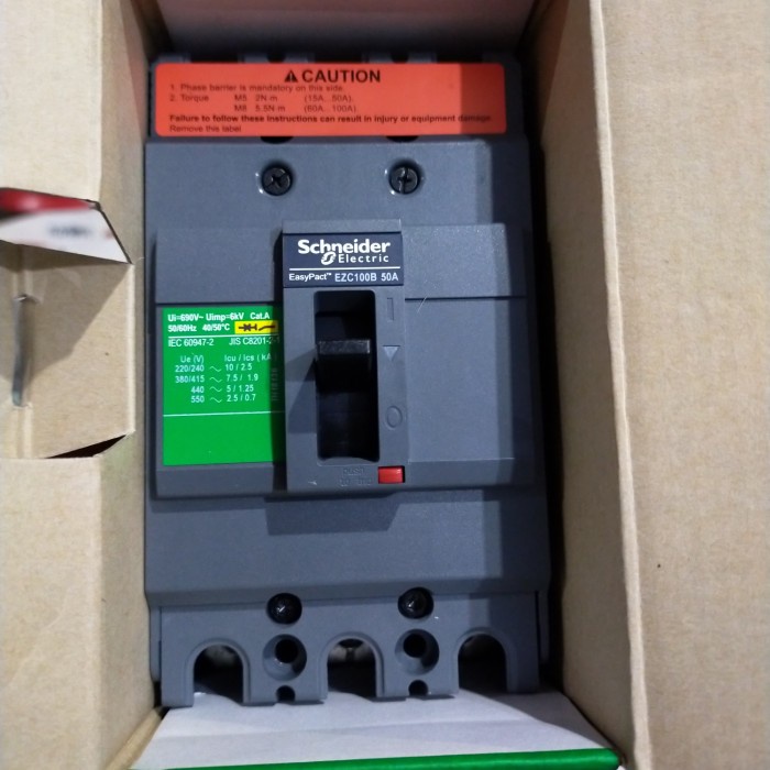 Jual Mccb Nfb Schneider 7.5Ka Ezc100B 3P 50A Ezc100B3050 | Shopee Indonesia