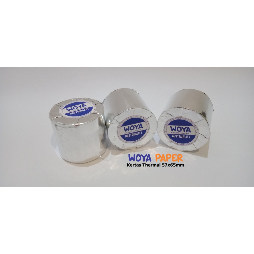 Jual WOYA Kertas Mesin Cash Register Kasir Struk Paper Roll 58mm 58x65 ...