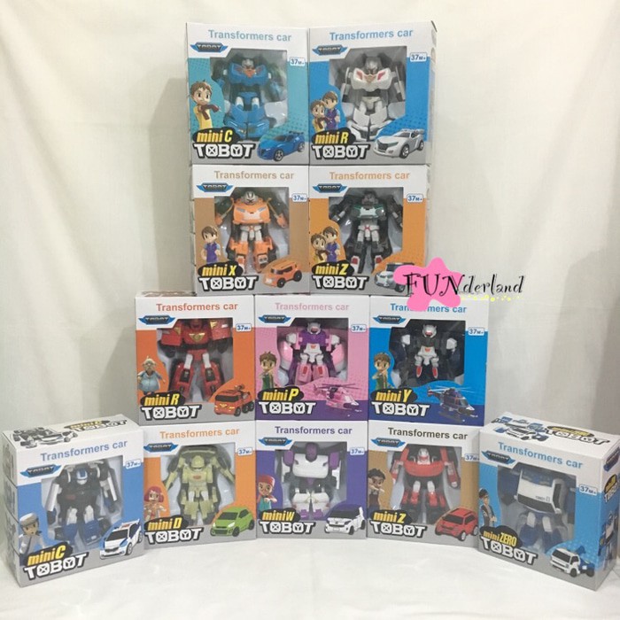 Jual Mainan Tobot satuan Mini X Y Z C D R W Zero H P Evolution robot ...