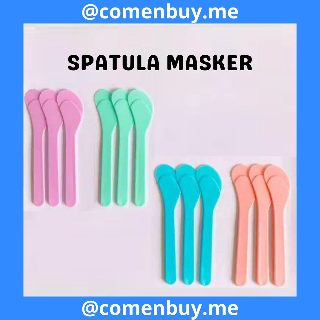 Jual SPATULA MASKER WAJAH TEBAL WARNA PASTEL MURAH | Shopee Indonesia