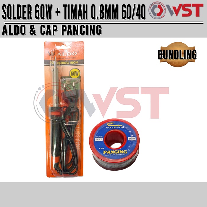 Jual Aldo Solder Lurus / Lukis dan Timah Cap Pancing 60/40 0.8mm 250g ...