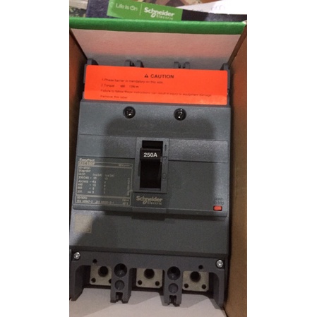 Jual MCCB EZC250F 250A/225A/200A/160A/125A 3P SCHNEIDER | Shopee Indonesia