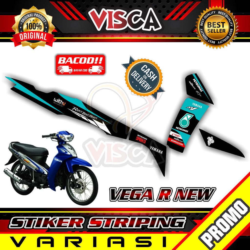 Jual Striping Vega R New - Stiker Sticker Striping Variasi Lis Yamaha ...