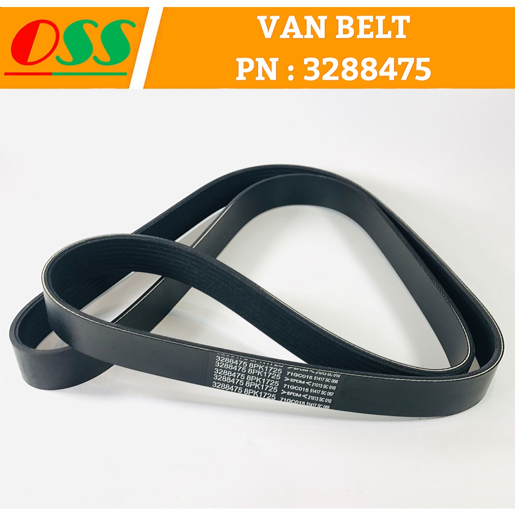 Jual V RIBBED-BELT FANBELT VAN BELT GENSET ORIGINAL CUMMINS PN 3288475 ...