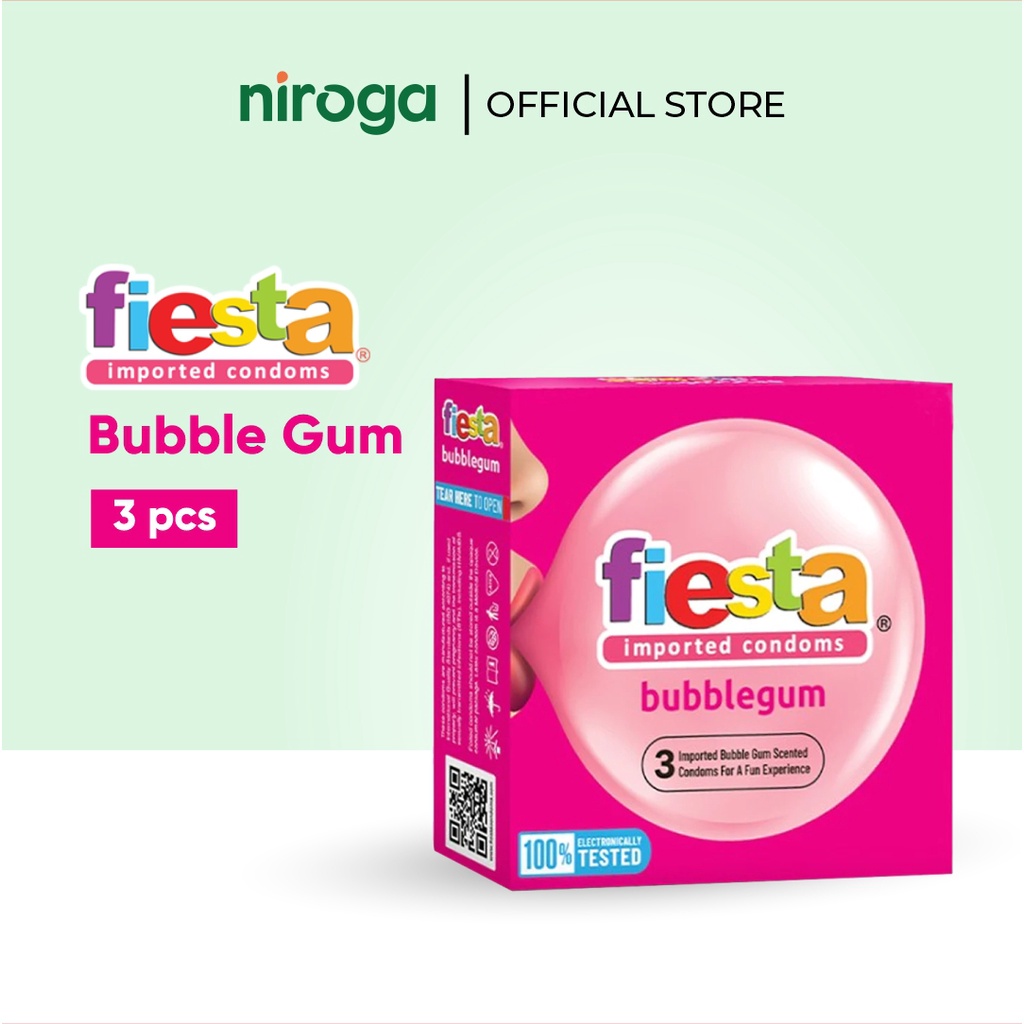Jual FIESTA Bubble Gum - Kondom Aroma Permen Karet (3 pcs) | Shopee ...