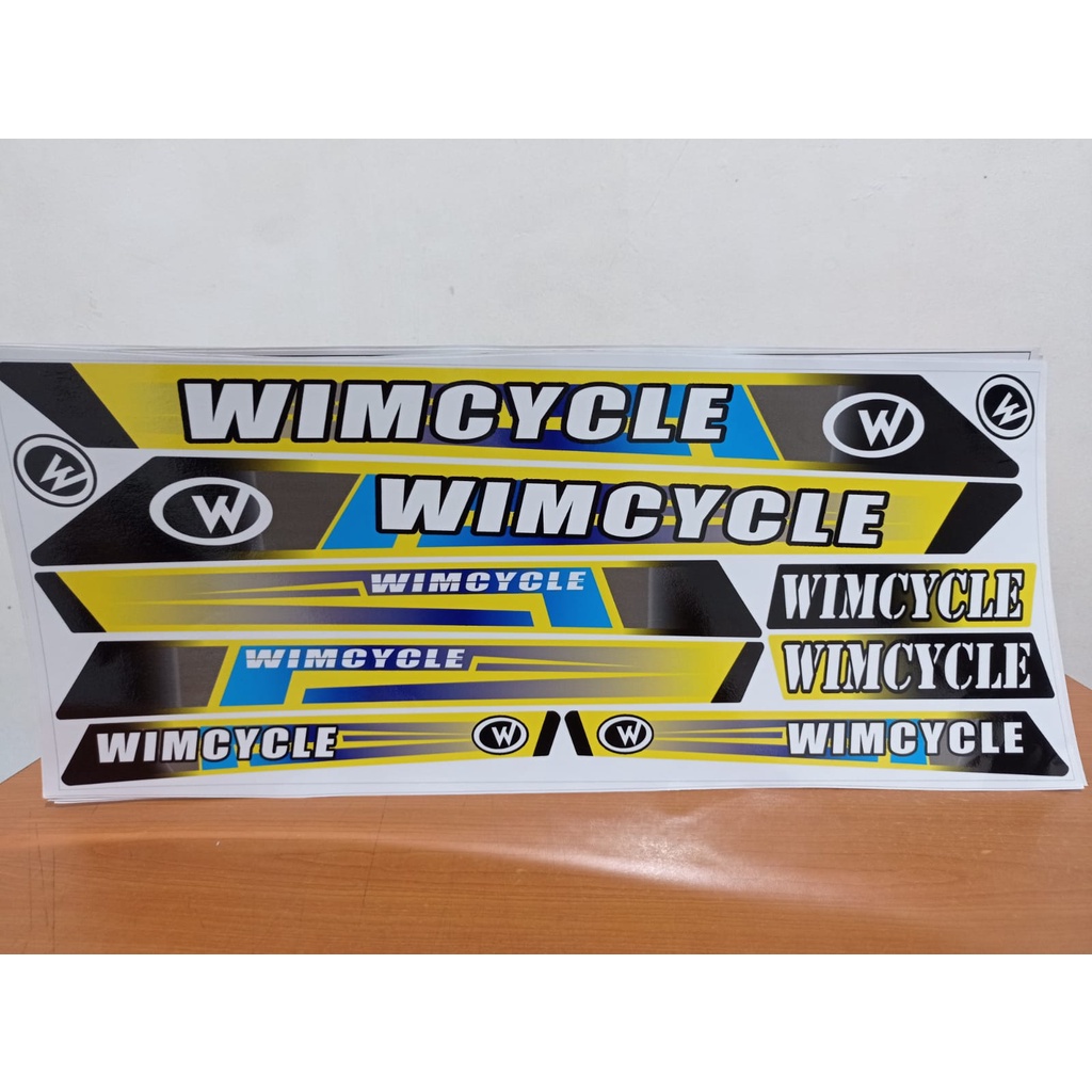 Jual Sticker Sepeda Wimcycle Printing | Shopee Indonesia