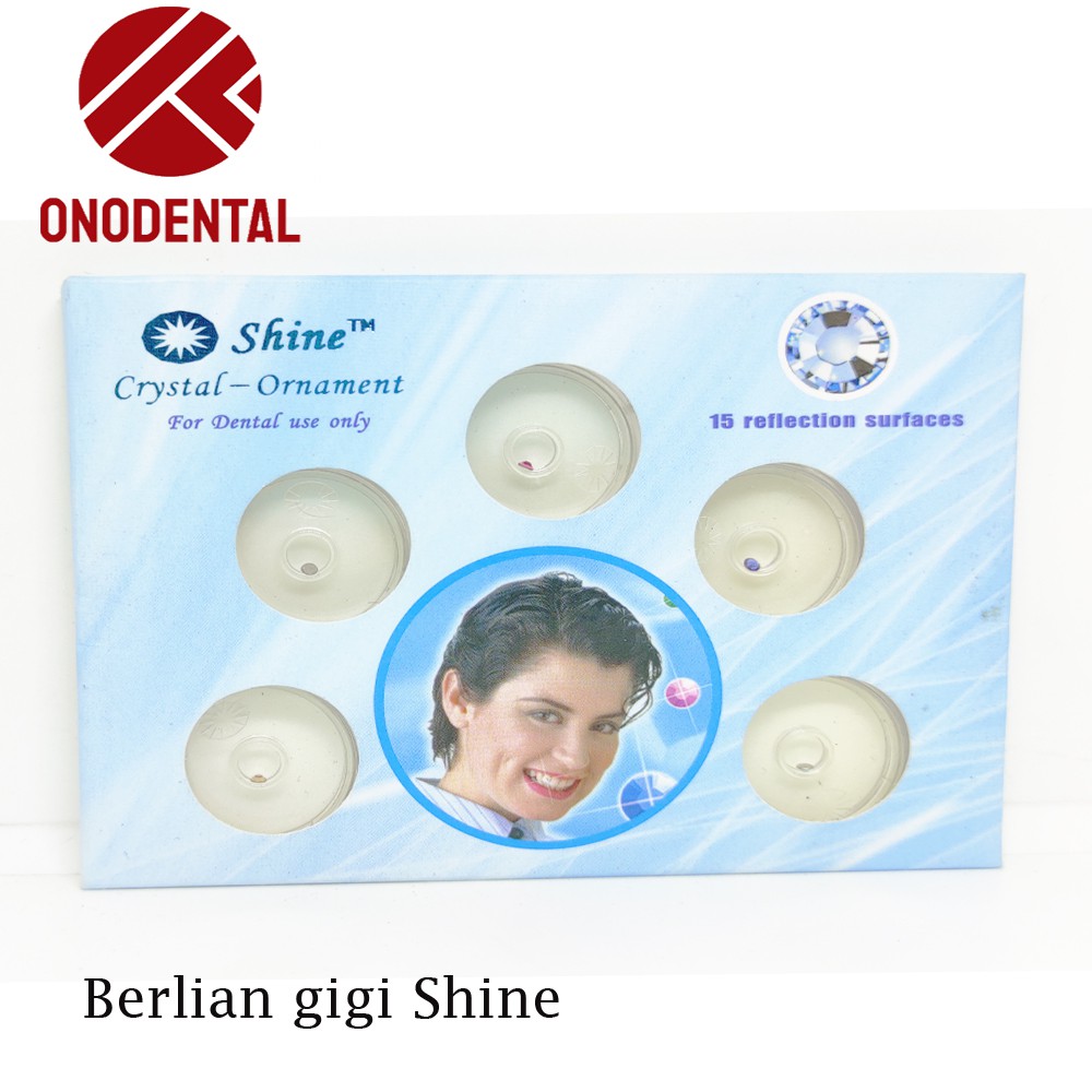 Jual Diamond Gigi SHINE Original Isi 5 Bulat Kristal Permata Berlian ...