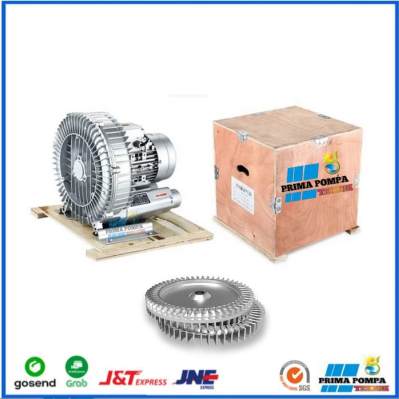 Jual Ring Blower Vortex 2Hp 3Ph Blower Tambak 1,5Kw Blower Kolam Vortex ...