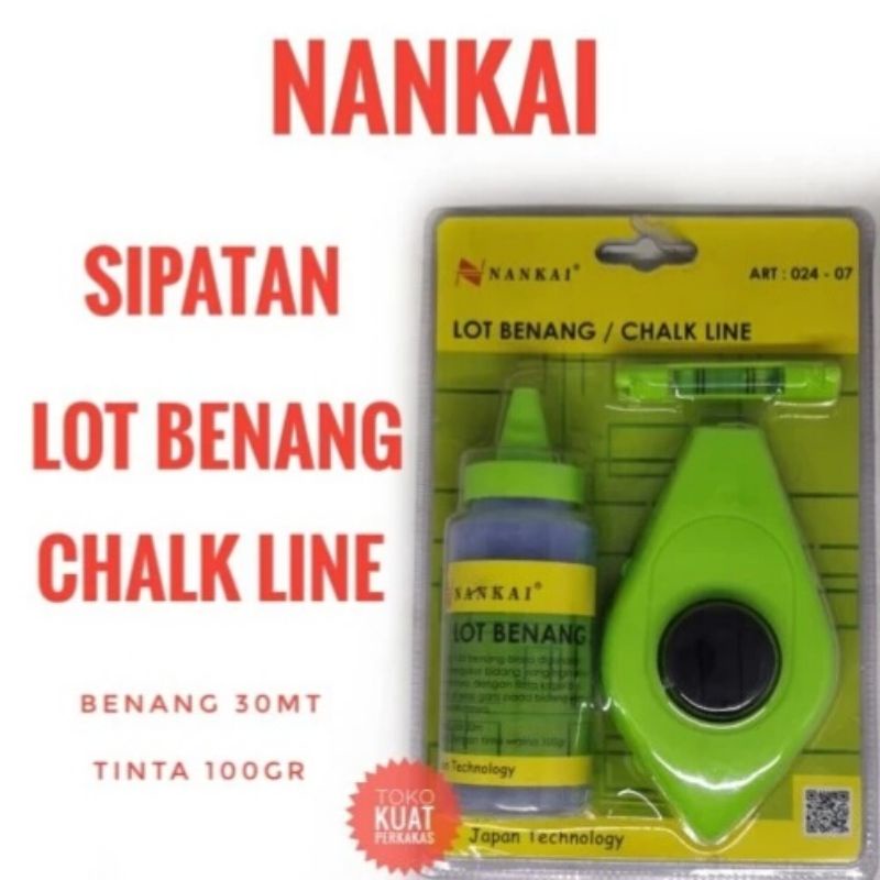 Jual Sipatan Benang Tinta Kapur NANKAI Lot Benang / Tarikan Benang ...