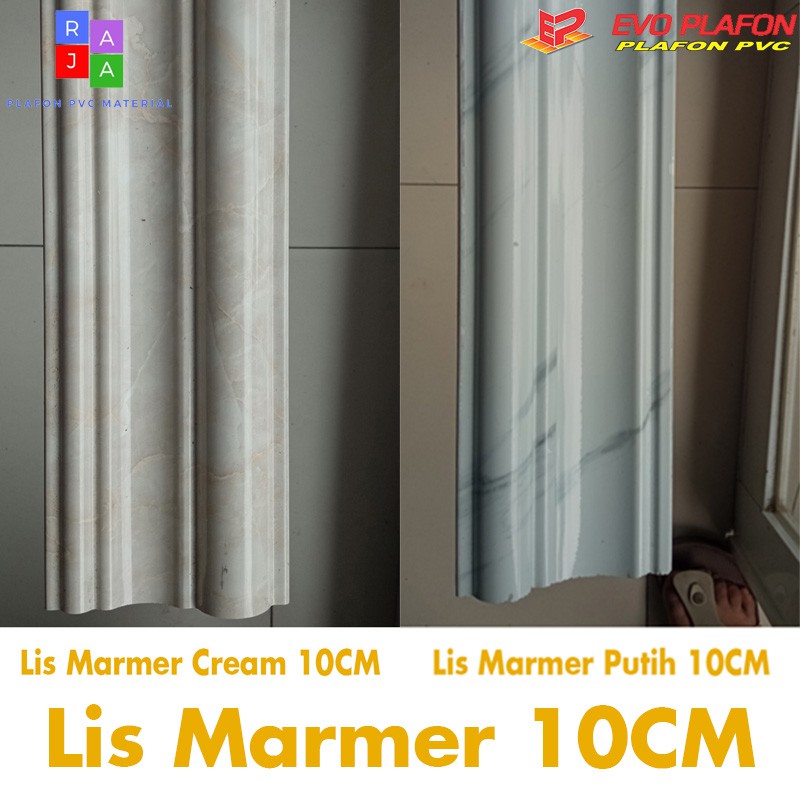 Jual Lis Plafon PVC Mewah Motif Marmer Lebar 10 cm | Shopee Indonesia