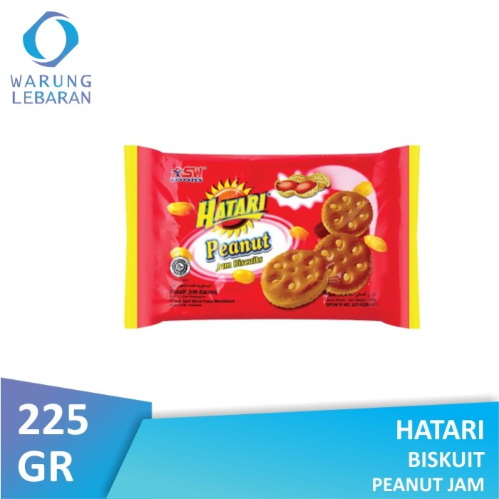 Jual Hatari Peanut Jam Biscuits 225gr | Shopee Indonesia
