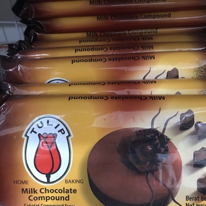 Jual Tulip Milk Dark White compound 250gr | Shopee Indonesia