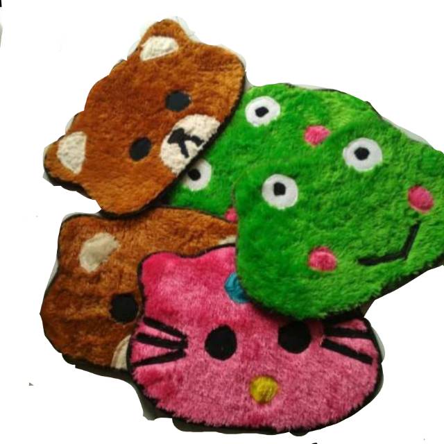 Jual Keset bulu rasfu karakter keset lucu keset bulu | Shopee Indonesia
