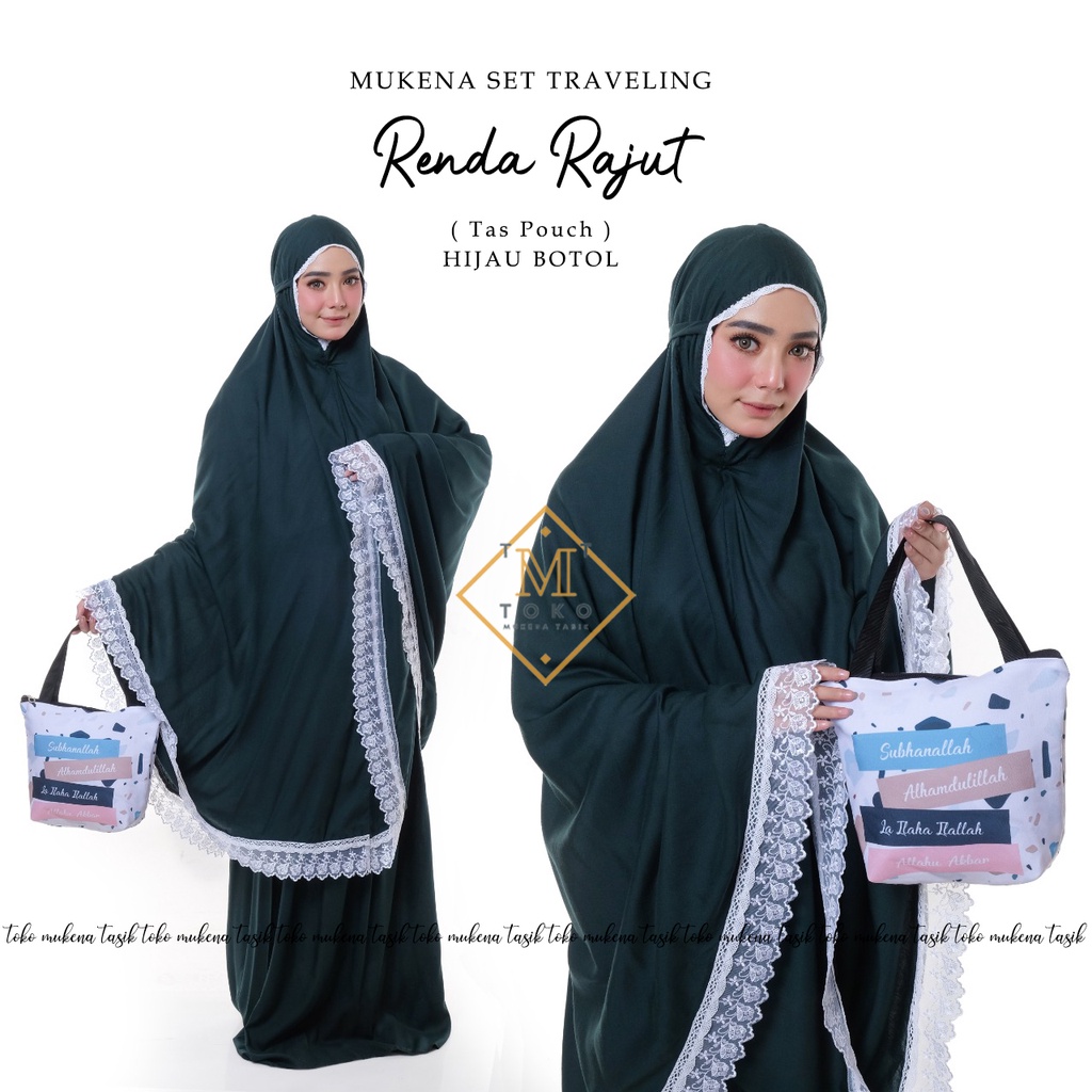 Jual TOKO MUKENA TASIK - MUKENA Traveling Renda Rajut Pouch | Shopee ...